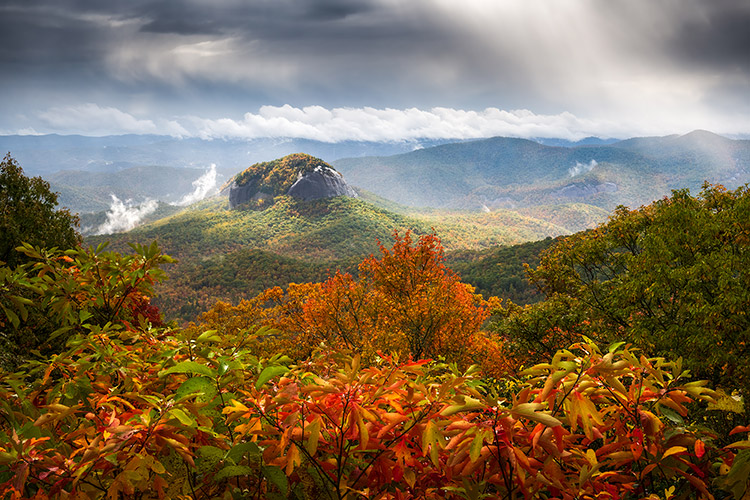 Asheville NC Blue Ridge Parkway Scenic Autumn Landscape North Carolina